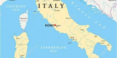Rooman kartta - Kartat Rooma (Lazio - Italia)